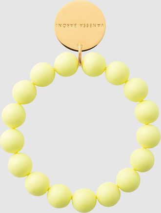 Vanessa Baroni Bracelet Mini Beads Flex Butter Yellow