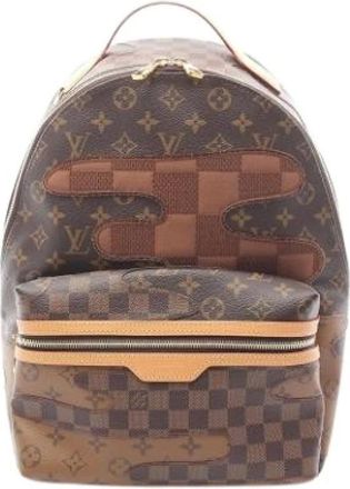 Louis Vuitton Sac &agrave; dos vintage en toile Pre-owned - Homme - Pre-owned - Brun - Taille: ONE Size