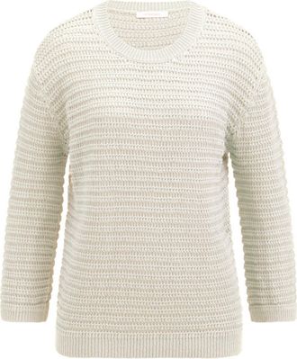 Peter Hahn Rundhals-Pullover Peter Hahn weiss