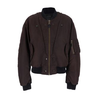 Maison Margiela Bomber R&eacute;versible - Femme - Vestes - Brun - Taille: 38 FR