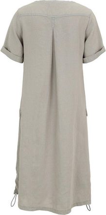 Doris Streich Sommerkleid mit kontrastfarbenen Nylon-Eins&auml;tzen