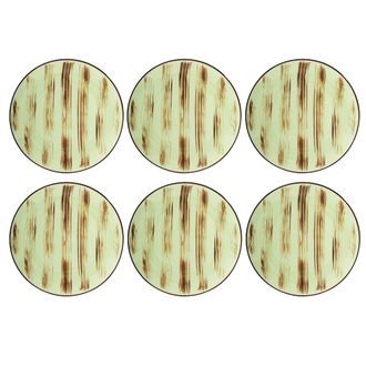 Wilmax England Wilmax | Dessertteller COLORBOOM | Teller-Set | Porzellanteller | Zum Servieren von Snacks | Modernes Design |Sp&uuml;lmaschinengeeignet | Farbe Pistazie |