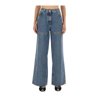 The Attico Femme, Jeans, Bleu, Taille: W27 Jeans Amples en Denim