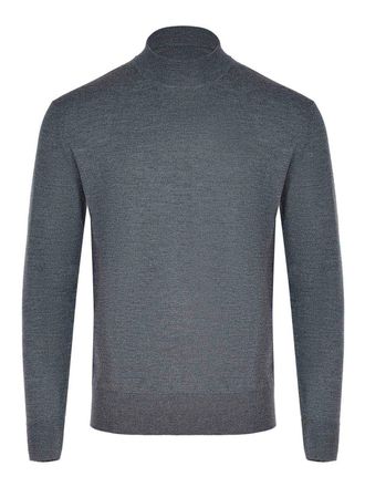 Paolo Pecora Pull Col Rond - Gris