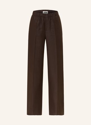 Drykorn Drykorn Marlenehose Consider Aus Leinen braun