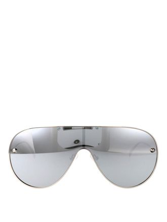 Alexander McQueen Lunettes De Soleil - Argent