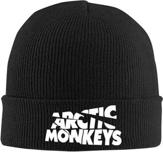 Generic Chapeau dHomme, Nom du Groupe Police Blanche bris&eacute;e sur Noir Hommes, Femmes Unisex Chapeau tricot&eacute; Tuque Pull Bonnet Hiver Chaleureux Chaleureux Cadea