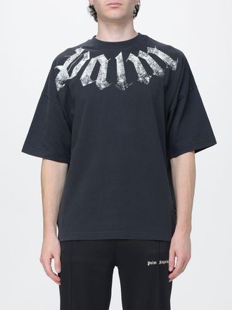 Palm Angels T-shirt coupe d&eacute;contract&eacute;e en coton avec imprim&eacute; logo Graffiti