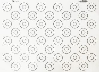 De Buyer de Buyer - Antihaftbeschichtete Backmatte aus Silikon speziell für Macarons (44 Markierungen) - 40 x 30 cm - 4935.40, Weiß