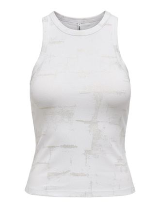 Only Onlisla S/L O-Neck Coated Top JRS