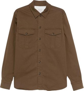 Moncler Homme, Chemises, Brun, Taille: M Overshirt L1 091 2F00055 598Qh 82C