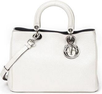 Dior Crossbody Bags - Medium Diorissimo Tote - Gr. unisize - in Wei&szlig; - f&uuml;r Damen