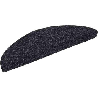 vidaXL Stufenmatten Selbstklebend 30 Stk. Schwarz 56x17x3 cm - Vidaxl