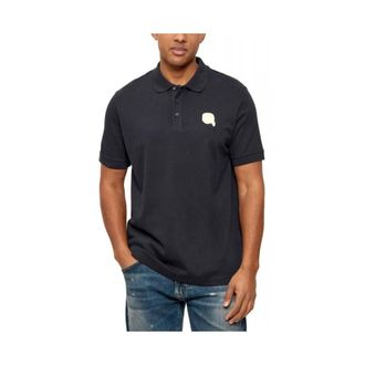 Karl Lagerfeld Homme, Tops, Bleu, Taille: M Polo