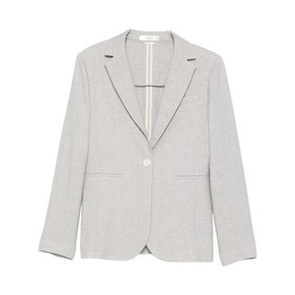Circolo 1901 Femme, Vestes, Gris, Taille: 40 FR Blazer Crois&eacute;