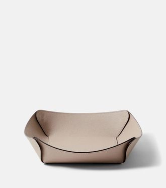 Giobagnara Deko-Schale Safran Medium aus Leder