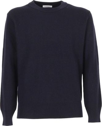 KANGRA Homme, Pulls, Bleu, Taille: M Girocollo Punto Pannocchia Rovescio