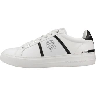 Karl Lagerfeld Homme, Chaussures, Blanc, Taille: 41 EU T/Kap NFT Outline Logo Baskets