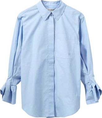 Sofie Schnoor Femme, Blouses et Chemises, Bleu, Taille: 44 FR Chemises
