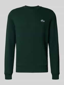 Lacoste Regular Fit Sweatshirt aus reiner Baumwolle