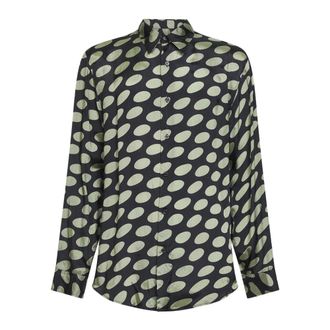 Dries Van Noten Homme, Blouses et Chemises, Multicolore, Taille: M Soft Ellipses Shirt