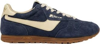 Autry Femme, Chaussures, Bleu, Taille: 38 EU Windspin Low Suede