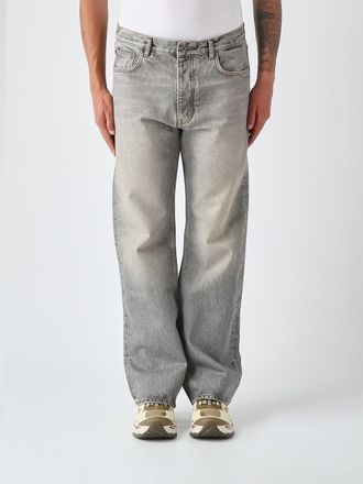 Off-white Jean The Half Arrow coupe droite taille mi-haute avec logo Diagonals