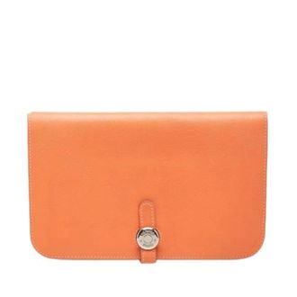 Herm&egrave;s Pre-owned Dogon Duo Wallet - - Pre-owned - Damen - Orange - ONE SIZE