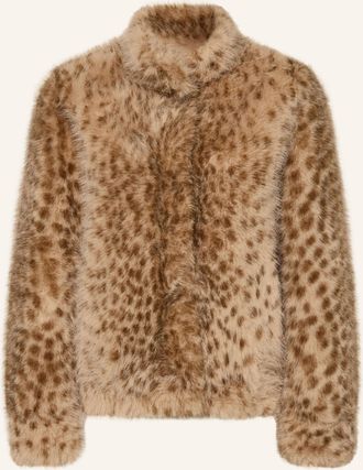 Rich & Royal Kunstfell-Jacke braun