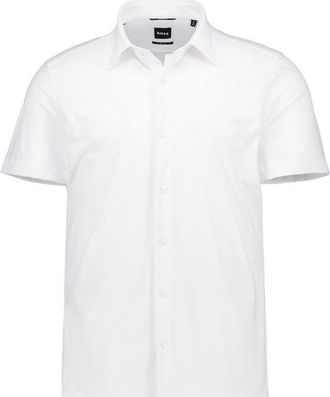 HUGO BOSS Herren Hemd schwarz