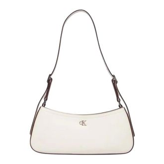 Calvin Klein Femme, Sacs, Blanc, Taille: ONE Size Petit sac bandouli&egrave;re