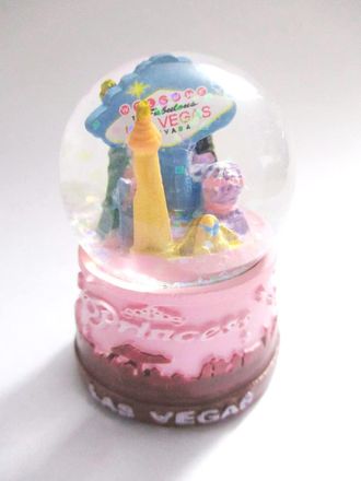 Generic Las Vegas Schneekugel Welcome Sign Souvenir Nevada USA (943)