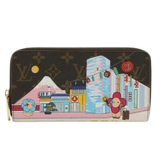 Louis Vuitton Portefeuille zipp&eacute; en toile Pre-owned - Femme - Pre-owned - Brun - Taille: ONE Size