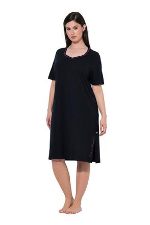 Ulla Popken Bigshirt Bigshirts 2er-Pack Hunde Rundhals-/Herzausschnitt