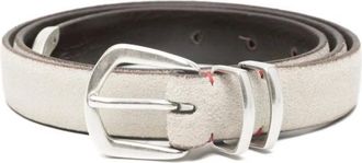 Eleventy Homme, Accessoires, Beige, Taille: 105 CM Brushed Calfskin Belt