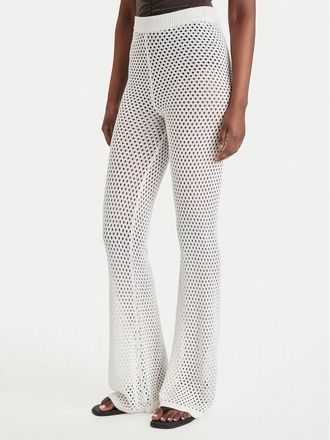 Guess Stoffhose E6GB05 Z5632 Wei&szlig; Regular Fit