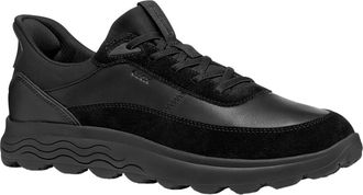 Geox Herren U SPHERICA Plus A Sneaker, Black, 42 EU