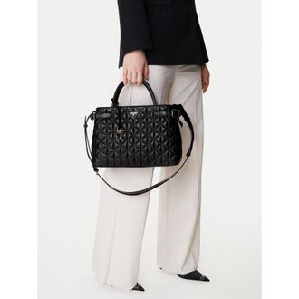 Guess Handtasche Guess Paisleigh HWQG9 883060 Schwarz