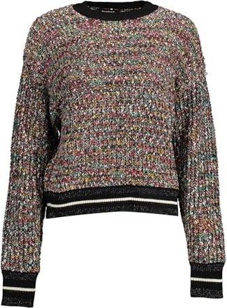 Desigual Jers_dua 2000 Black Pull Sweater, Noir, X-Small Femme