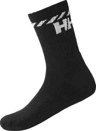 Helly Hansen Unisex Baumwolle Sport Socken 3Pk, Schwarz, 36-38