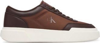 Calvin Klein Sneakers Chunky Cups Laceup Ox Mix Mat HM0HM02326 Braun