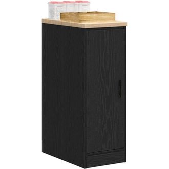 vidaXL Armoire de rangement de garage noir 30x51x85 cm bois de pin - Vidaxl