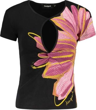 Desigual Femme, Tops, Noir, Taille: 42 FR Dublin T-Shirt