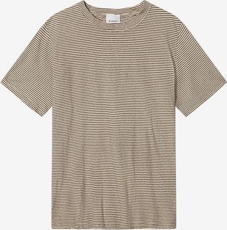 Isabel Marant Tee Shirt Leon - Homme - Noir-beige - Taille XS - Isabel Marant