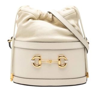 Gucci Pre-owned Horsebit 1955 Bucket Bag - - Pre-owned - Damen - Wei&szlig; - ONE SIZE