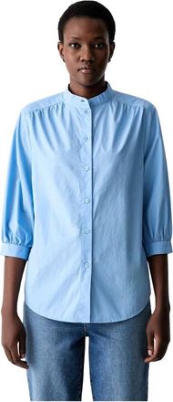 Marc O'Polo Femme, Blouses et Chemises, Bleu, Taille: 36 FR Chemises