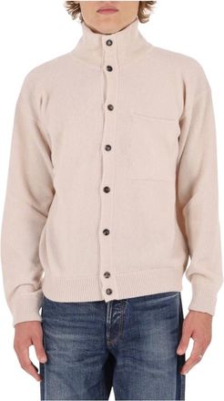 Roberto Collina Camicia-maglia - Homme - Pulls - Beige - Taille: M