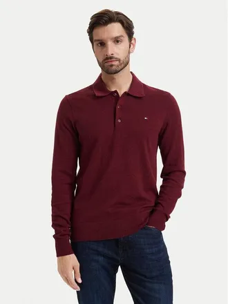 Tommy Hilfiger Pullover MW0MW36519 Dunkelrot Regular Fit