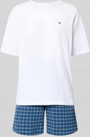 Tommy Hilfiger Regular Fit Pyjama aus Baumwoll-Mix