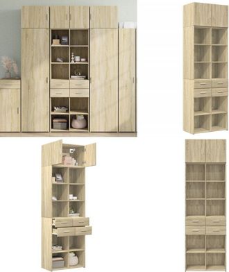 vidaXL vidaXL Hochschrank Sonoma-Eiche 70x42,5x225 cm Holzwerkstoff